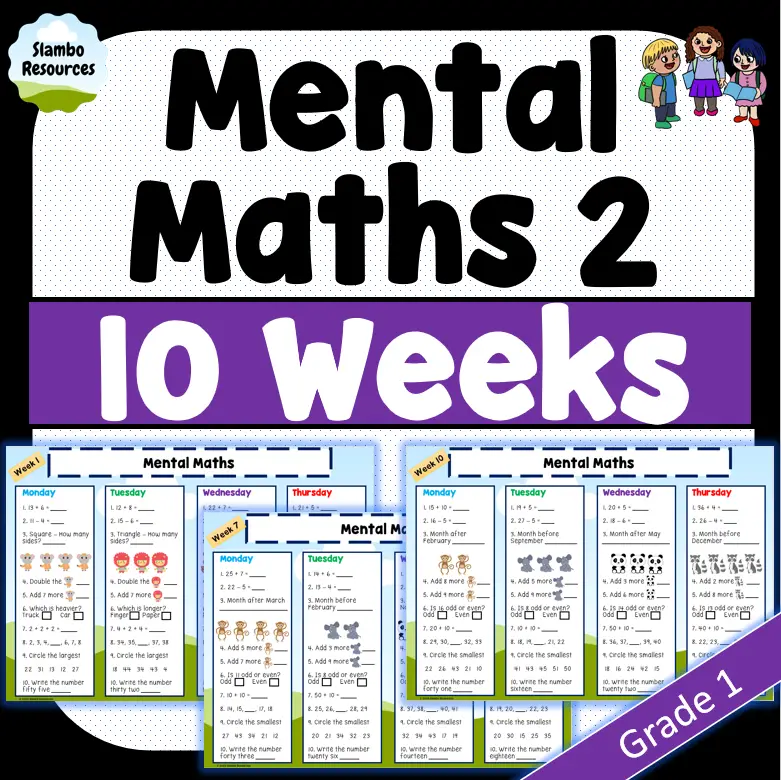 Grade 1 Mental Maths | Version 2 - FMW