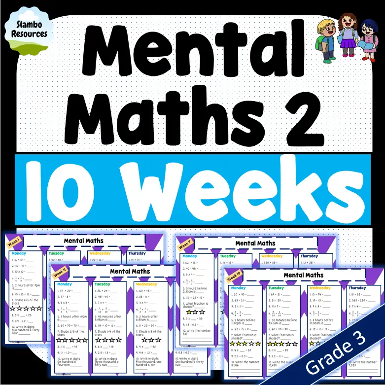 Grade 3 Mental Maths | Version 2 - FMW