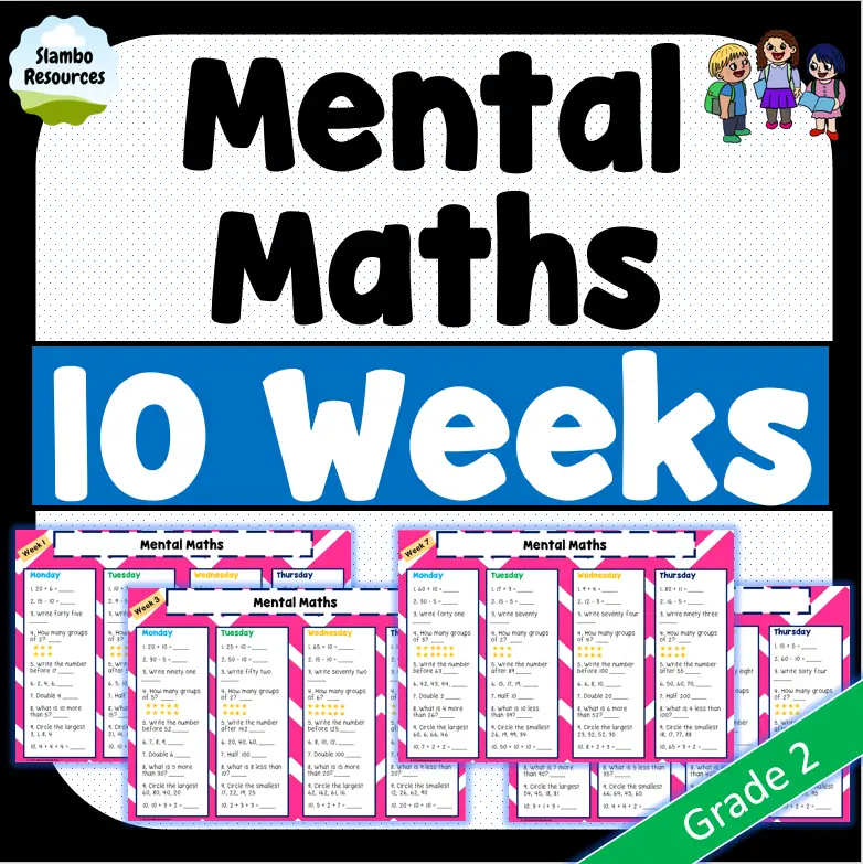 Grade 2 Mental Maths | Version 1 - FMW